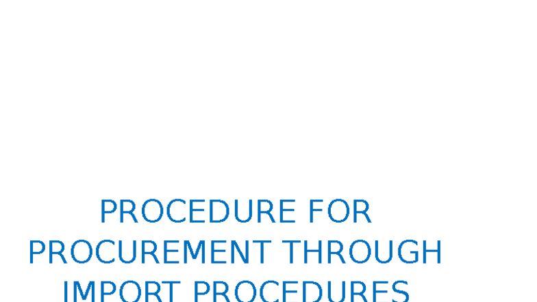 Business Studies Project: Import Procurement Procedures for Class 11 ...