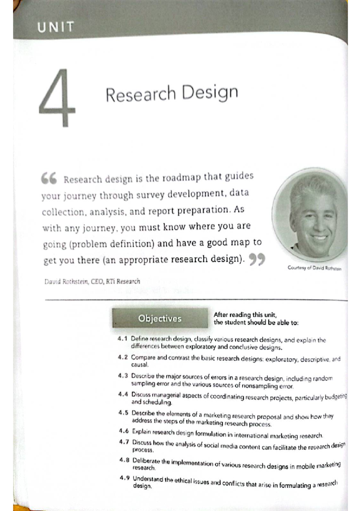 Unit 4 - Research Design Overview and Key Concepts - UNIT 4 Research ...