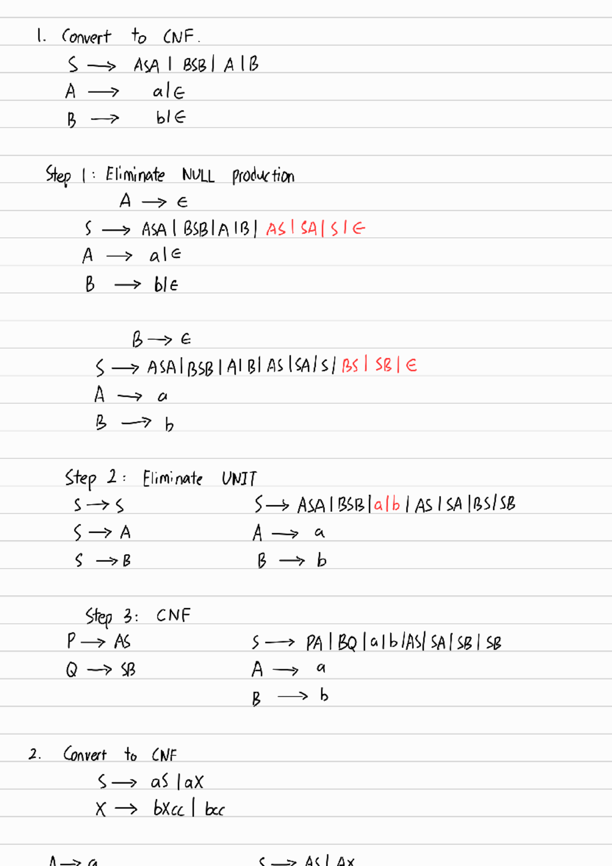 Tutorial Week 8: CNF Conversion Steps (250402) - Studocu