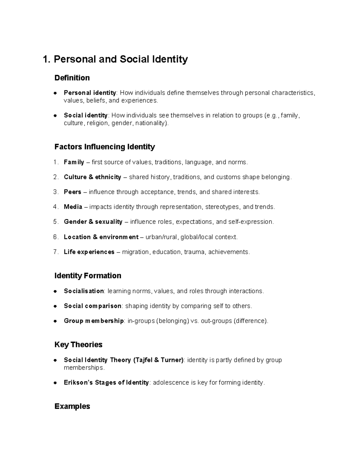 SOC 101: Personal & Social Identity and Intercultural Communication ...