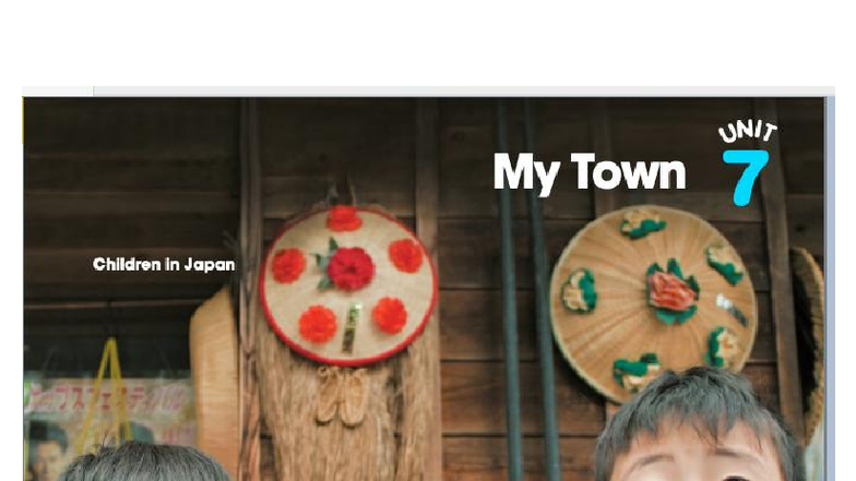 NAT GEO LOOK 1 UNIT 7: My Town Lesson Activities and Exercises - Studocu
