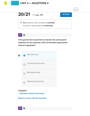 ECO 202 8-1 Final Project economic summary report - ECO 202 8-1 Final ...