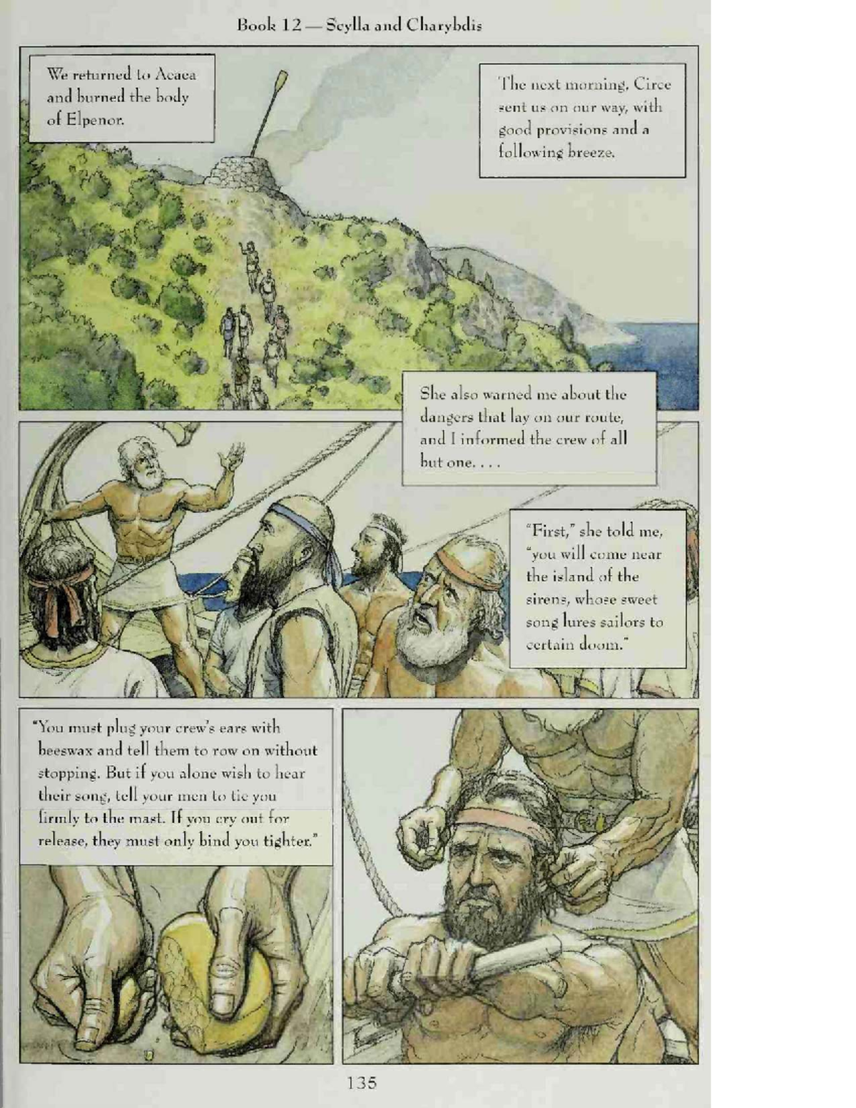The Odyssey Book 12: Journey Through Scylla and Charybdis - Studocu