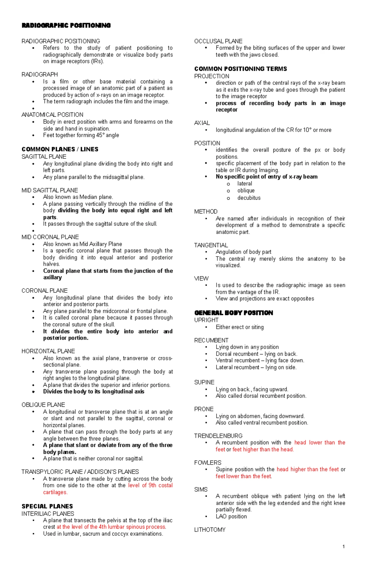 Skull Positioning - Read to pass the board exam :) - RADIOGRAPHIC POSITIONING AND PROCEDURES ...