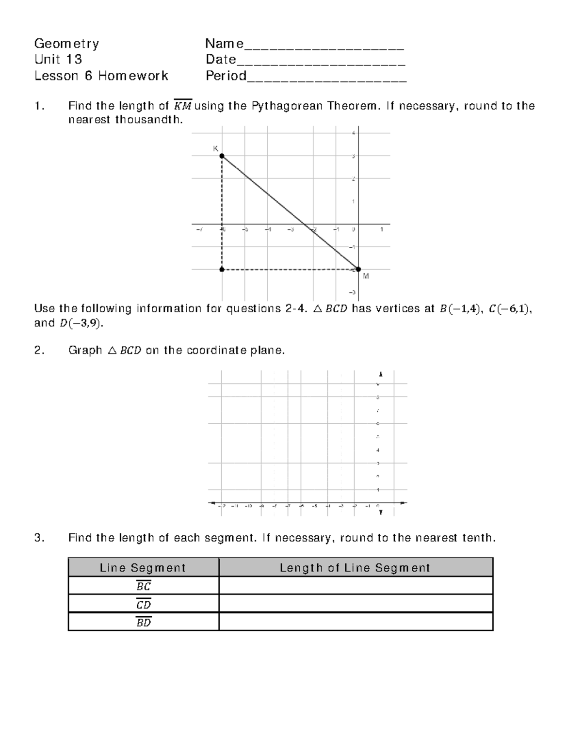 13.6 Homework Practice Worksheet - Geom et ry Nam e ...