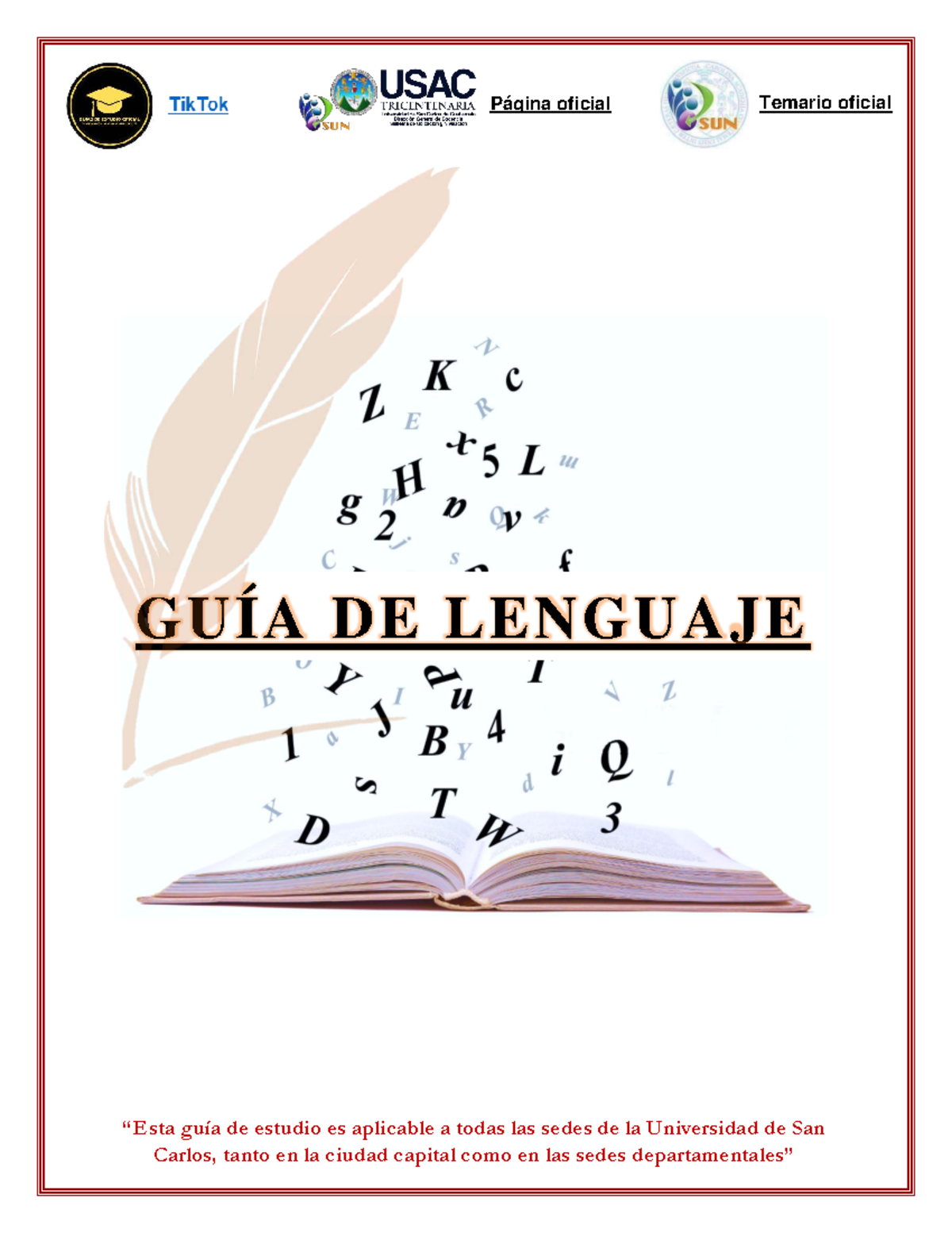 Guía de Estudio de Lenguaje PCB USAC 2025-2026 - Studocu