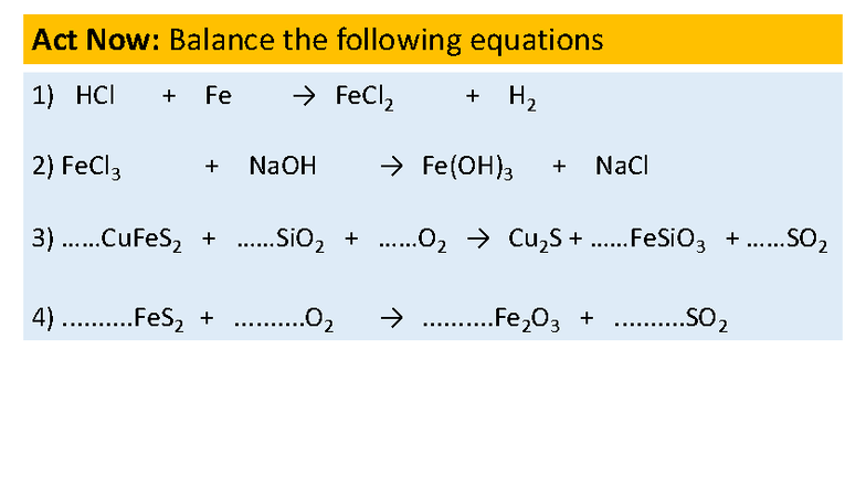 Unit 1: Principles of Applied Science - Chemical Equations & Bonding ...