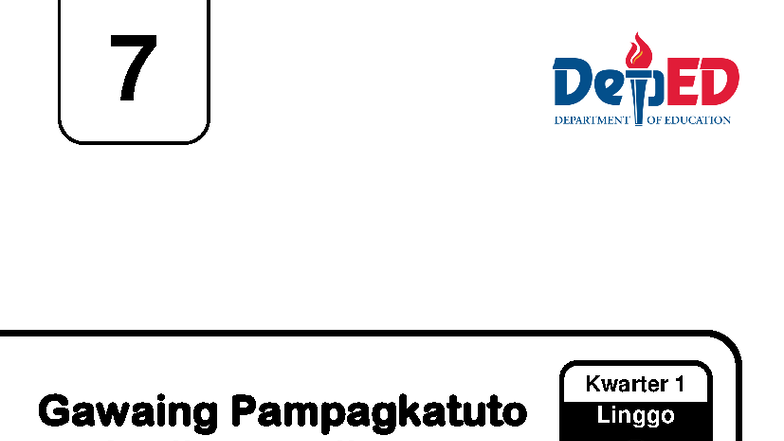 LAS AP 7 Q1 Week 2: Heograpiya ng Timog Silangang Asya - Studocu