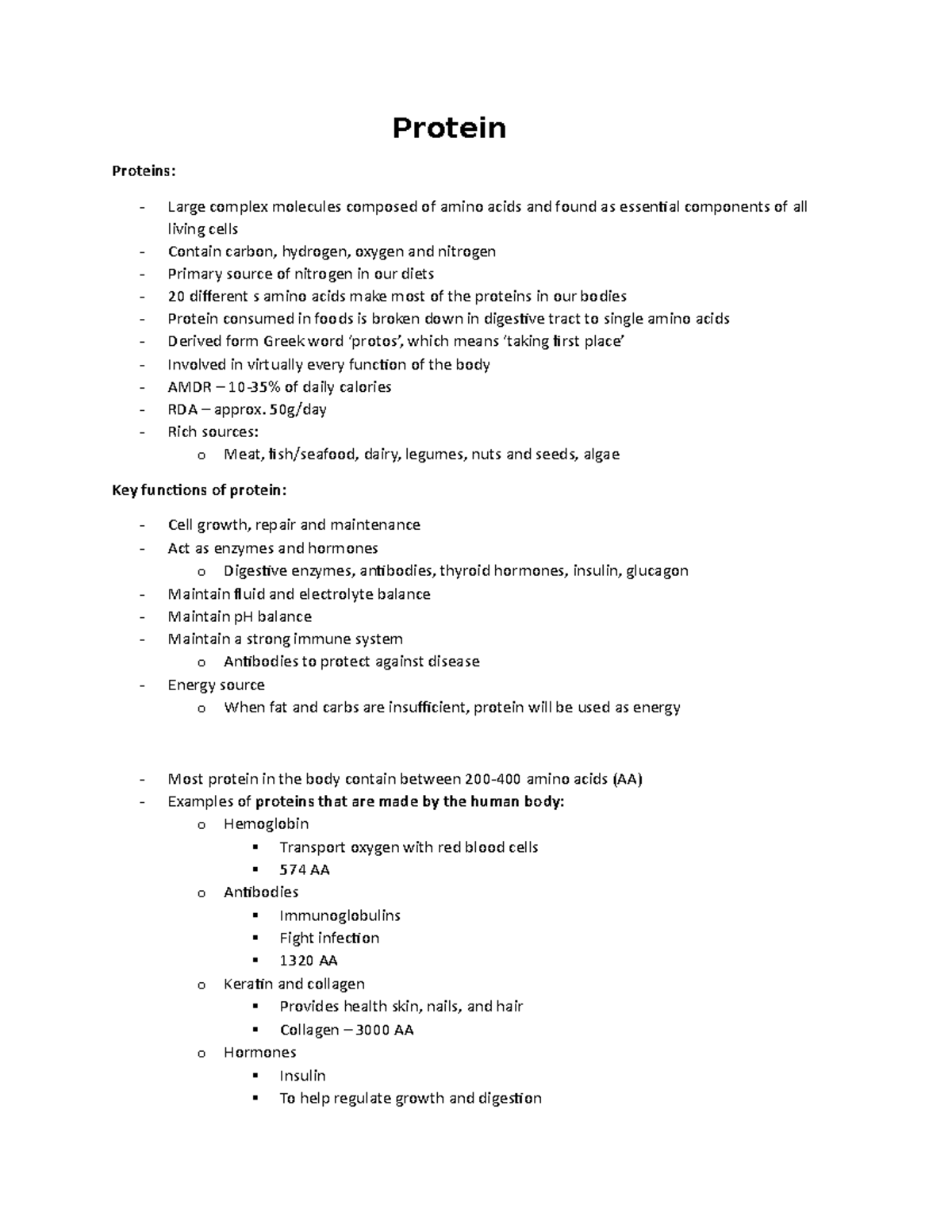 Protein PPT - NUTN1189 - Nutrition: Making Better Choices - Lecture ...