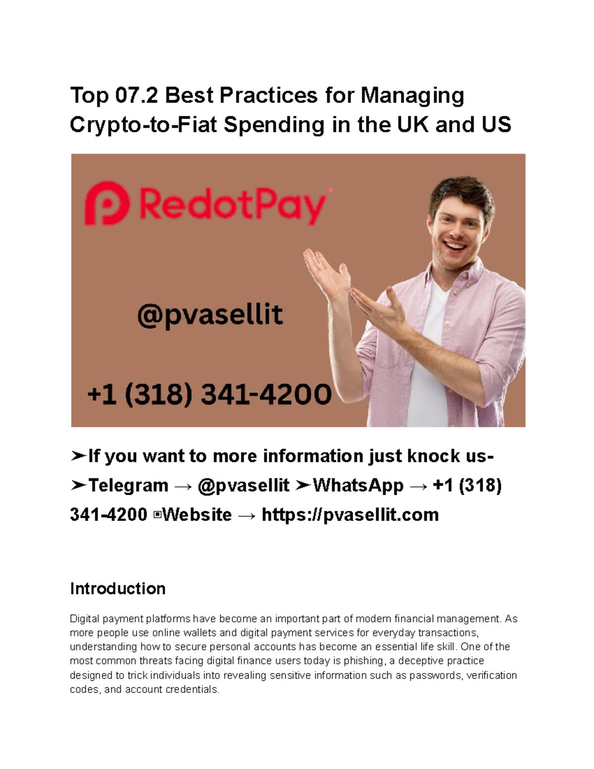 Top 7 Best Practices for Managing Crypto-to-Fiat Spending in the UK ...