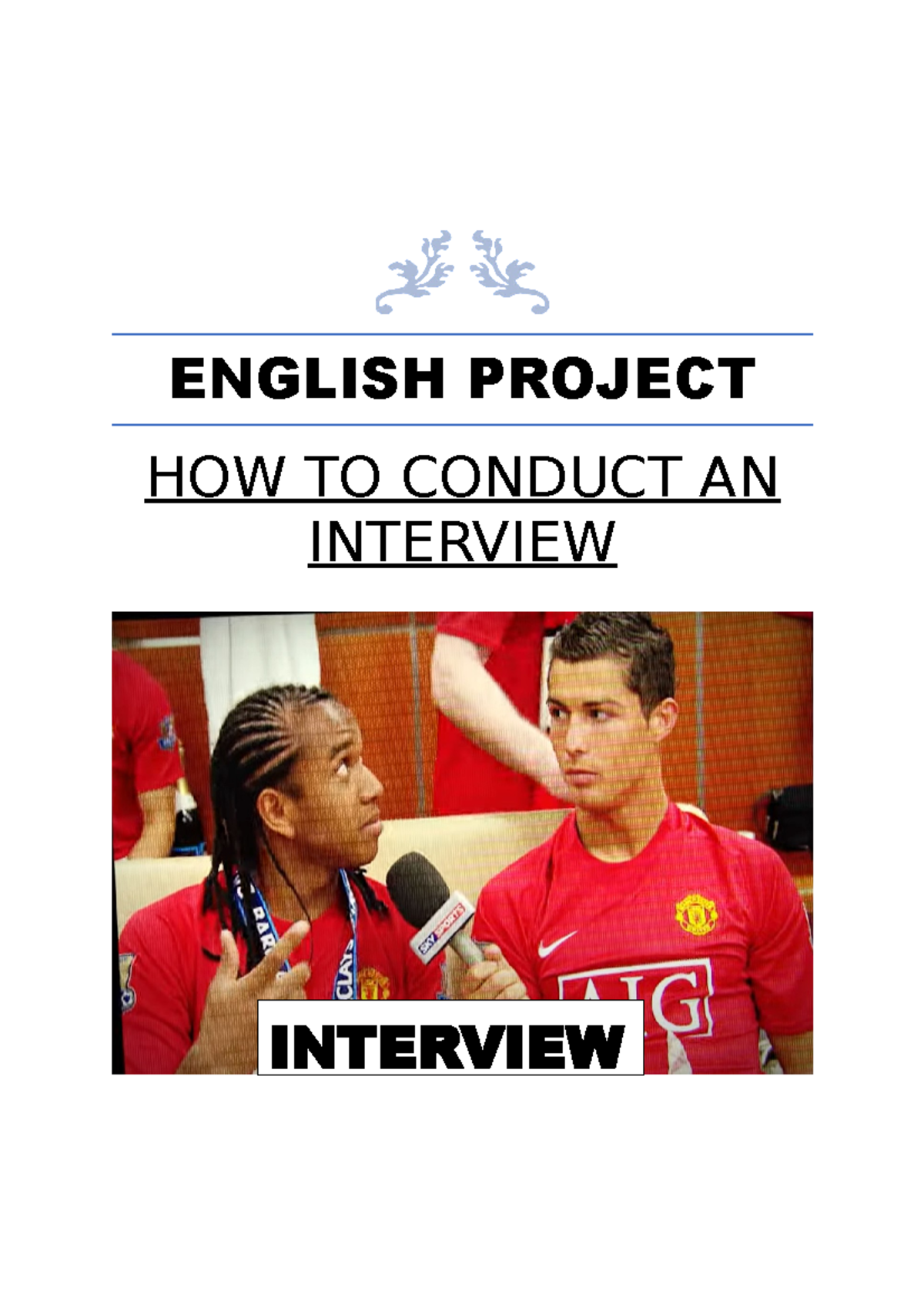 ENG12A: How to Conduct an Interview - Project Overview and Insights ...