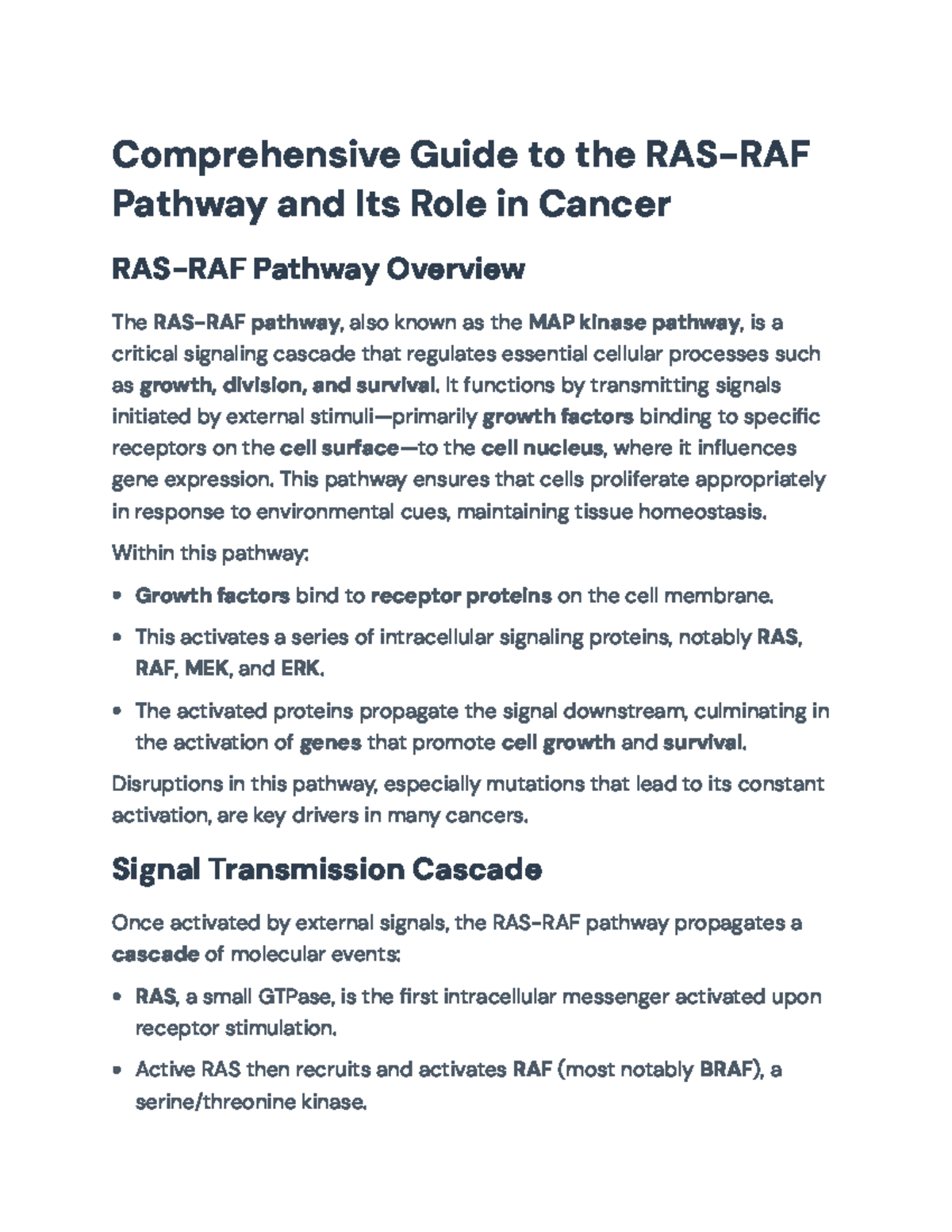 Comprehensive Guide to BRAF V600 Mutations & RAS-RAF Pathway in Cancer ...