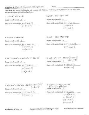 [Solved] Do this for me please - AP Precalculus - Studocu
