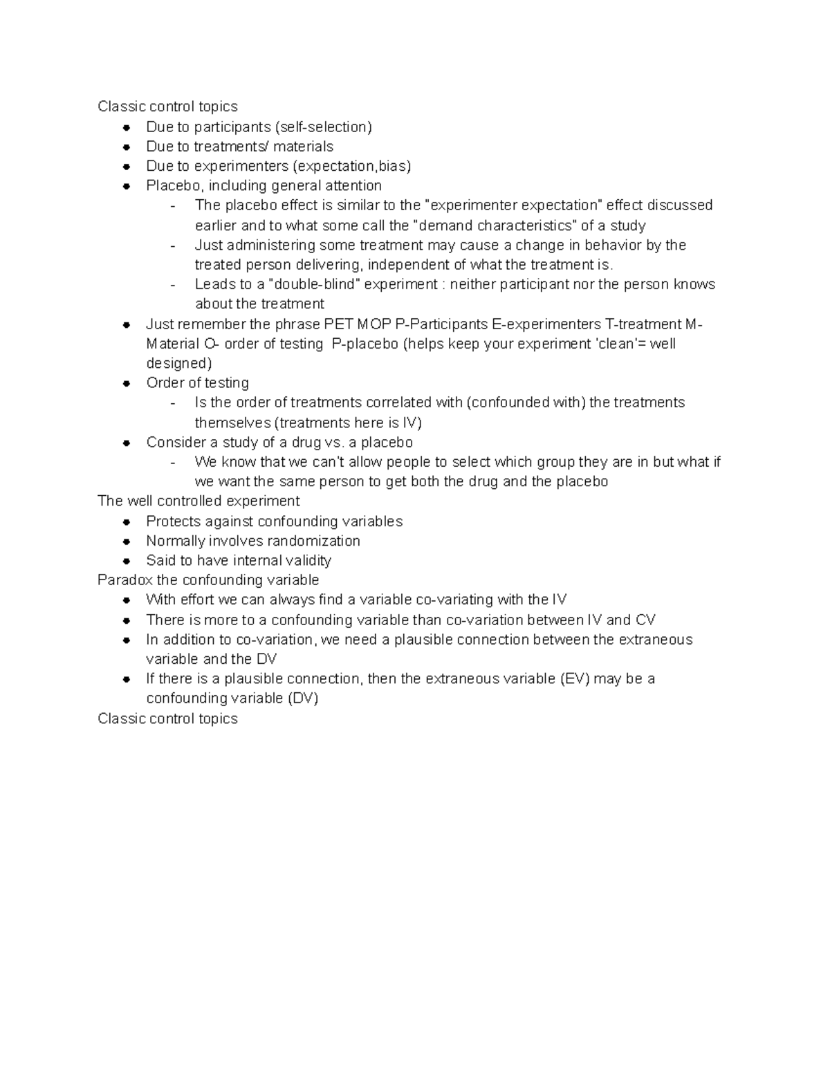 Psych 2305 2 08 - research methods and confounding variable professor ...