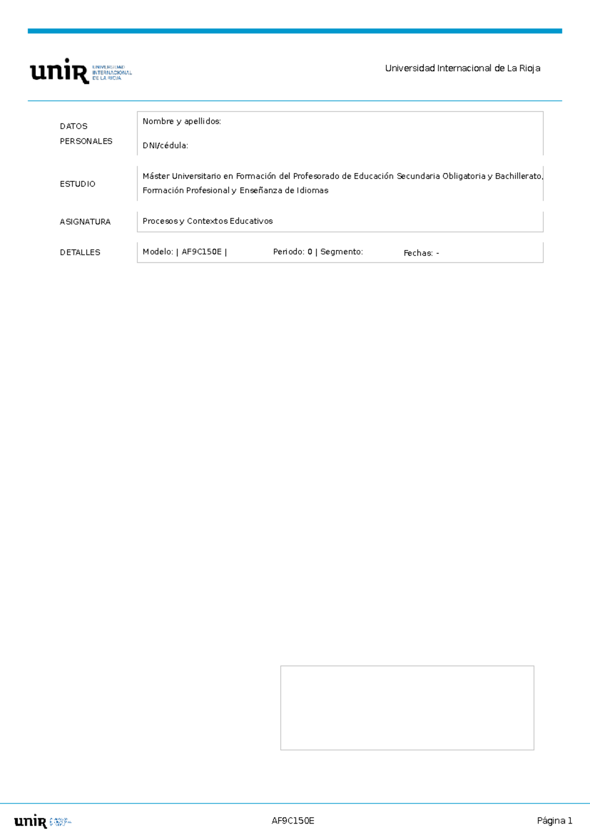 Simulacro de Examen: Procesos y Contextos Educativos 4P - Studocu