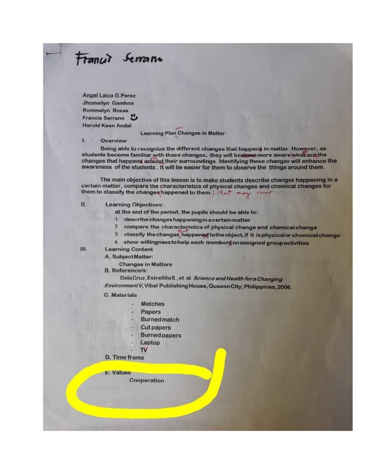 Format L.P 2024 - Respiratory System - Francis ferrano Angel Laica G Jhomeilyn Gamboa Rommelyn ...