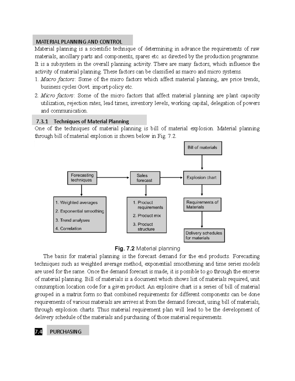 Material Planning and Control Techniques: A Comprehensive Overview ...