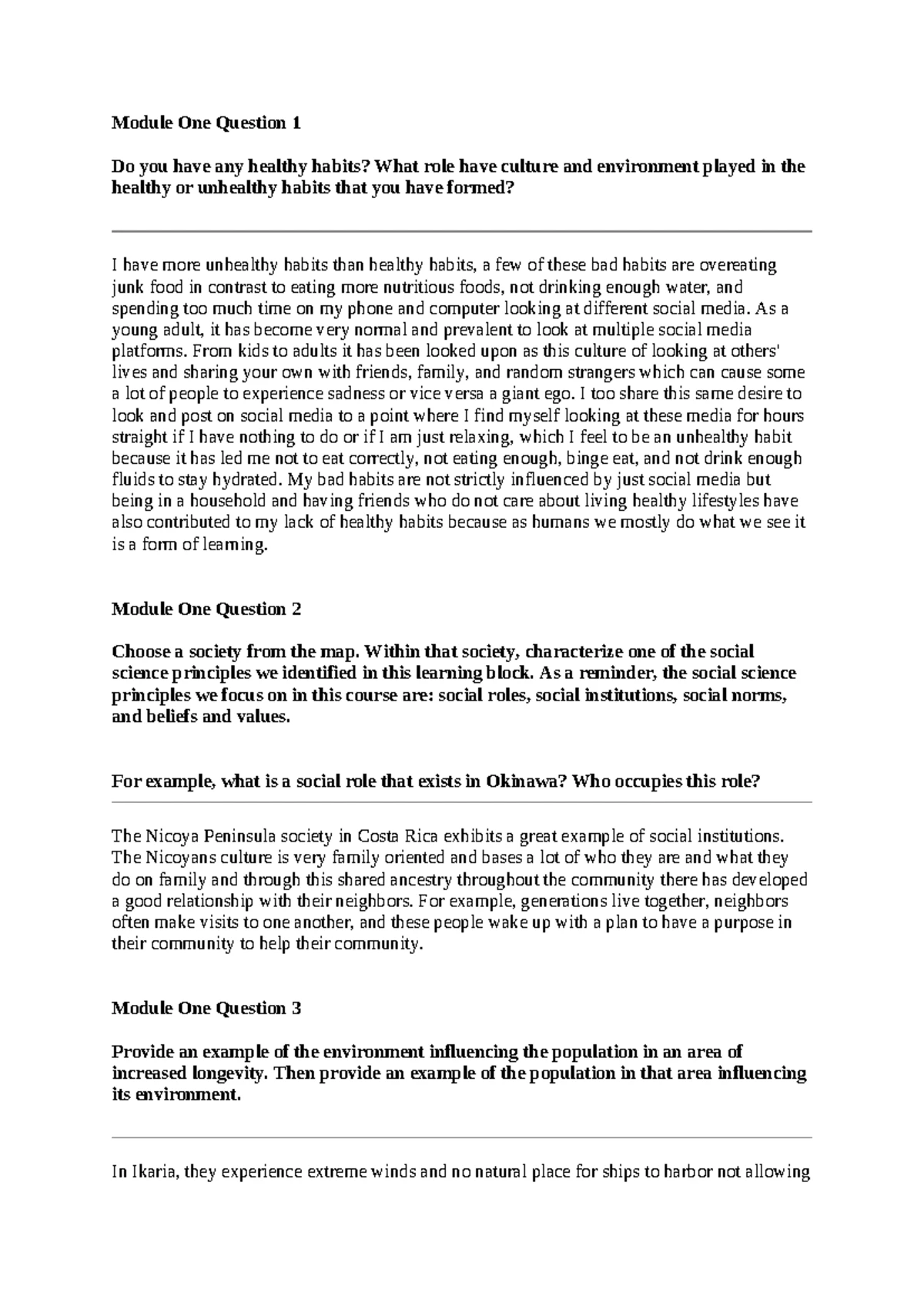 Camisha York SCS 200 Applied Social Sciences - Module Three Question 1 ...