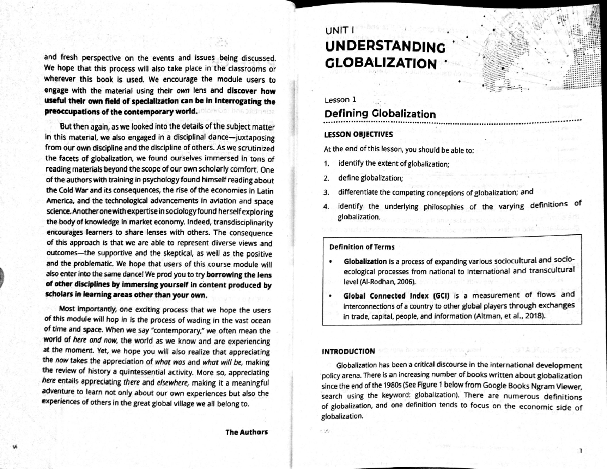 1 - Try to understand it - UNIT I UNDERSTANDING and fresh perspective ...
