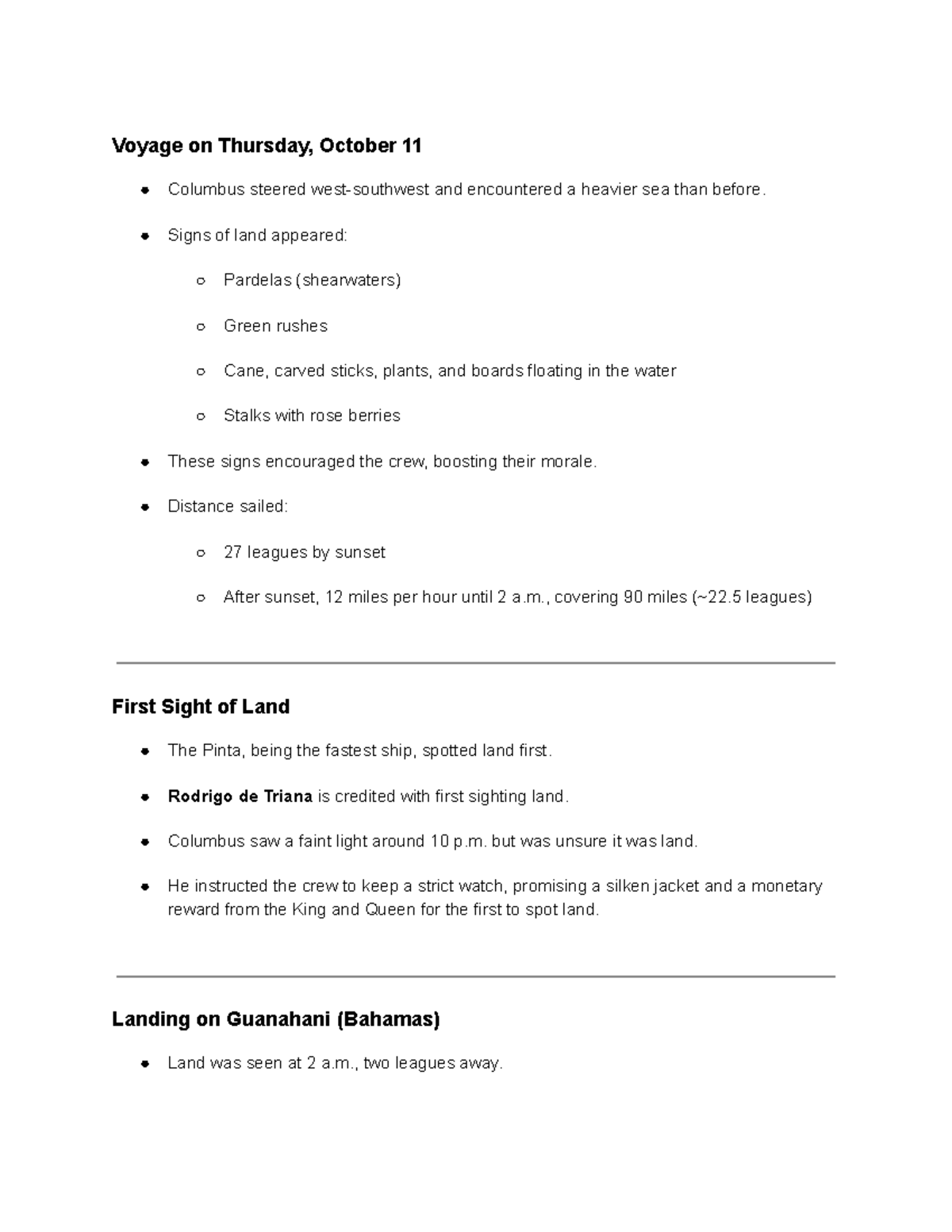 Exploration of the New World: Columbus' First Encounter (Hist 101 ...