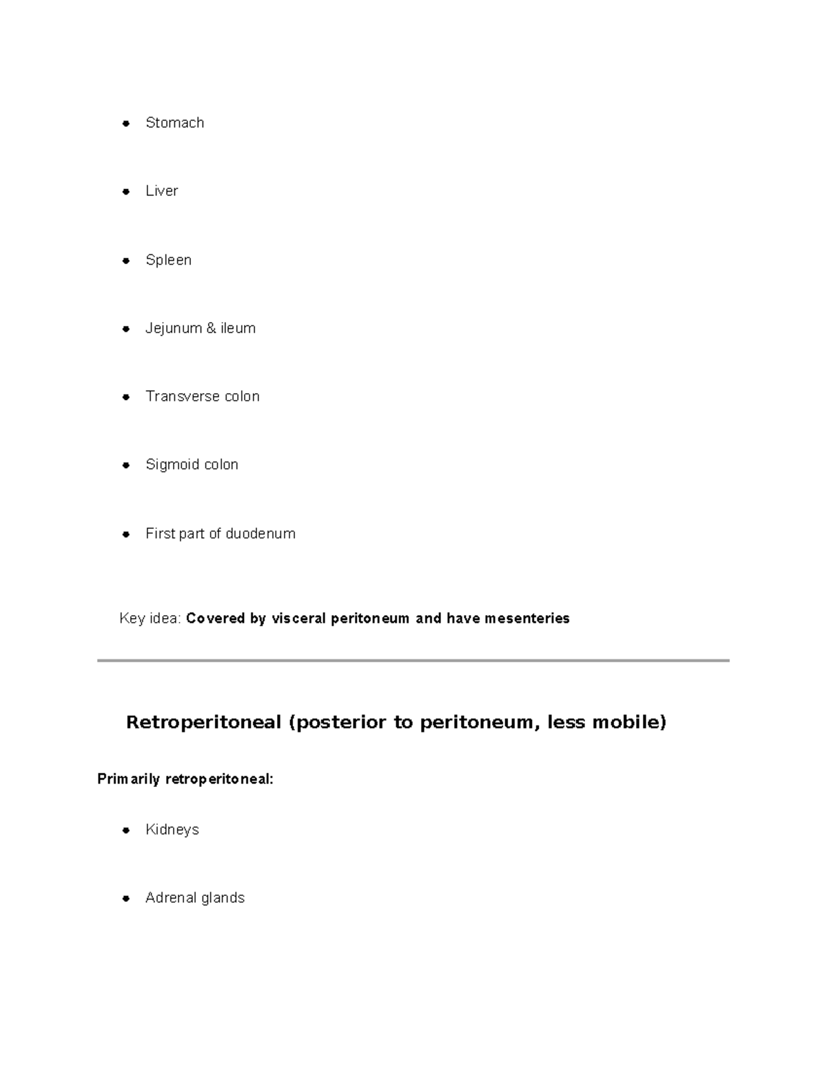 Block 3 Study Guide: Anatomy of the GI Tract and Clinical Significance ...