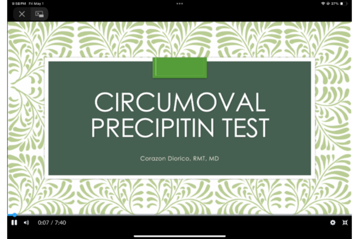 CIRCUMOVAL PRECIPITIN TEST: Principles, Procedure & Interpretation ...