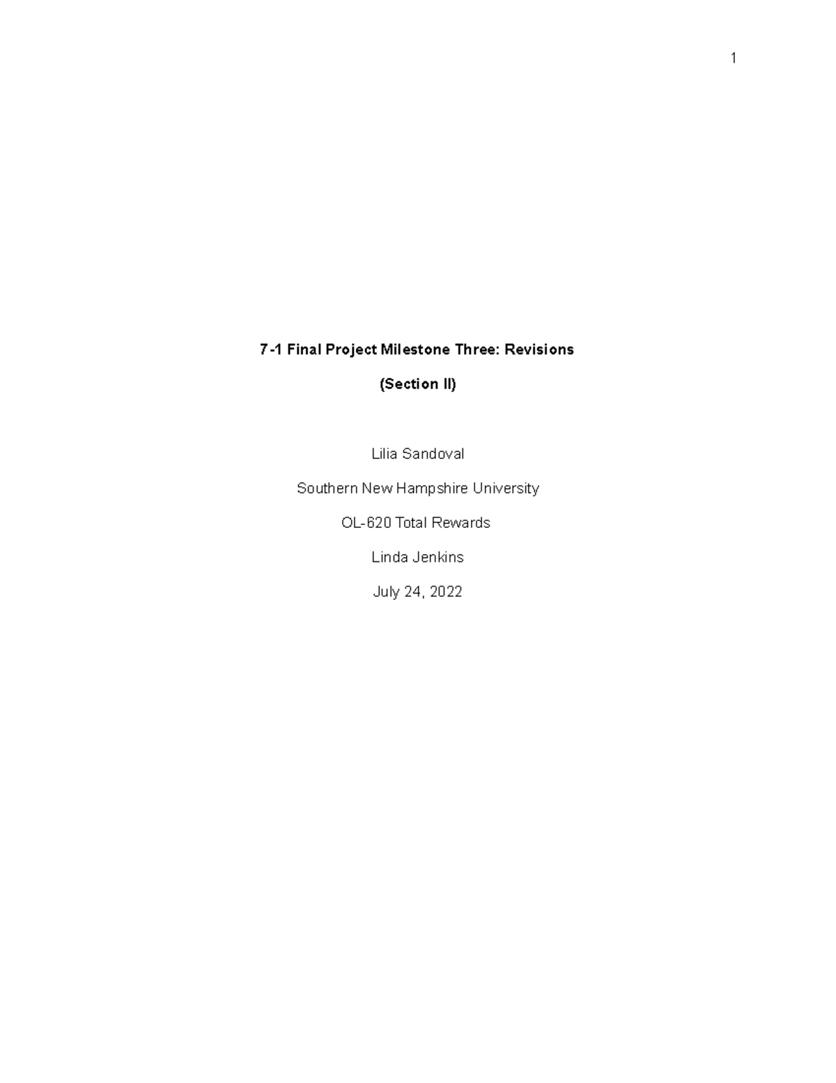 7 1 Final Project Milestone Three Revisions Section Ii 7 1 Final Project Milestone Three