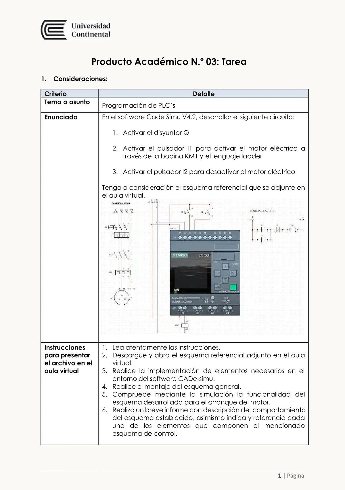 Tarea 1: Programación de Circuito en Cade Simu V4.2 - Producto ...