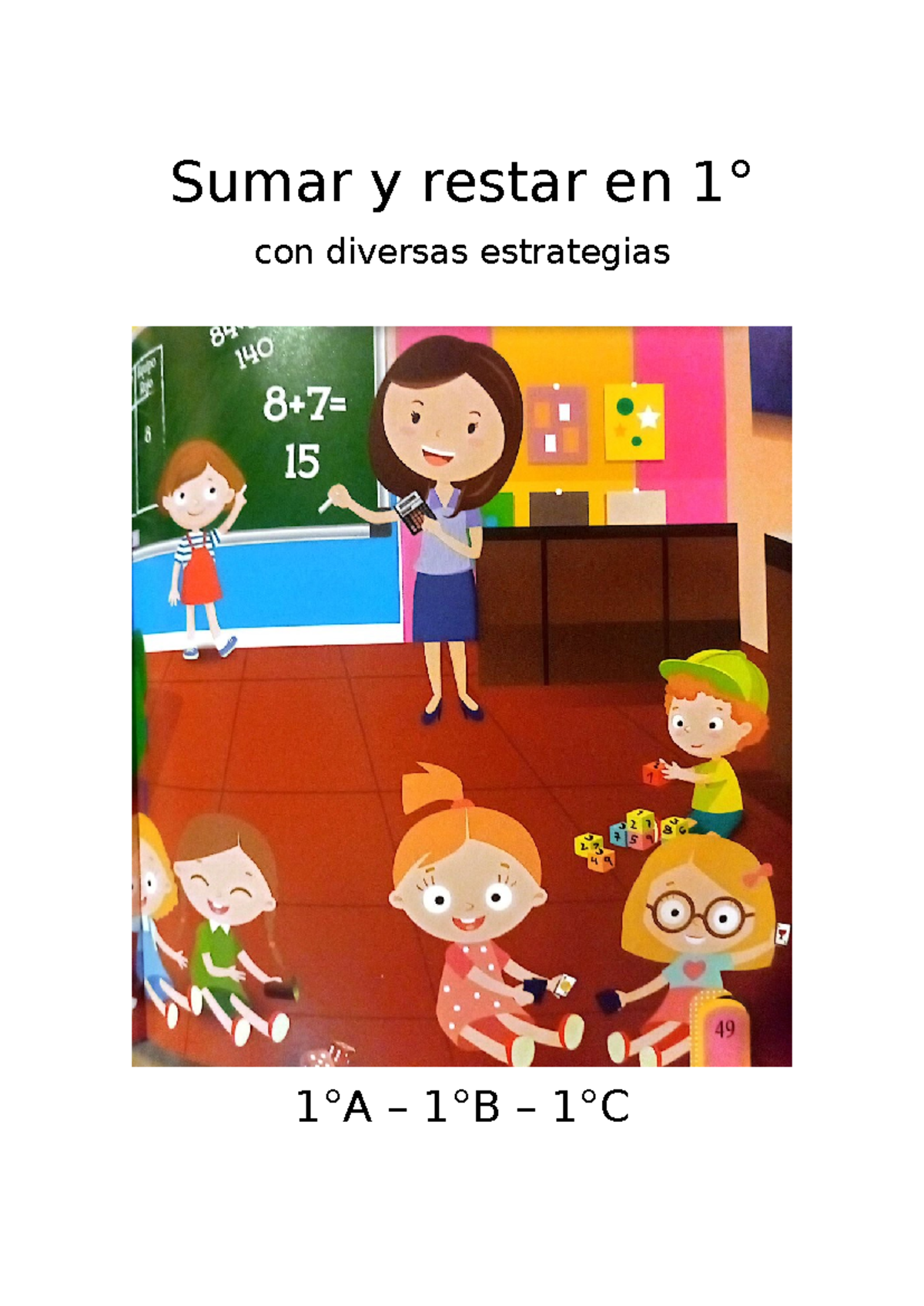 Secuencia de Sumas y Restas: Estrategias y Actividades EP Matemática ...
