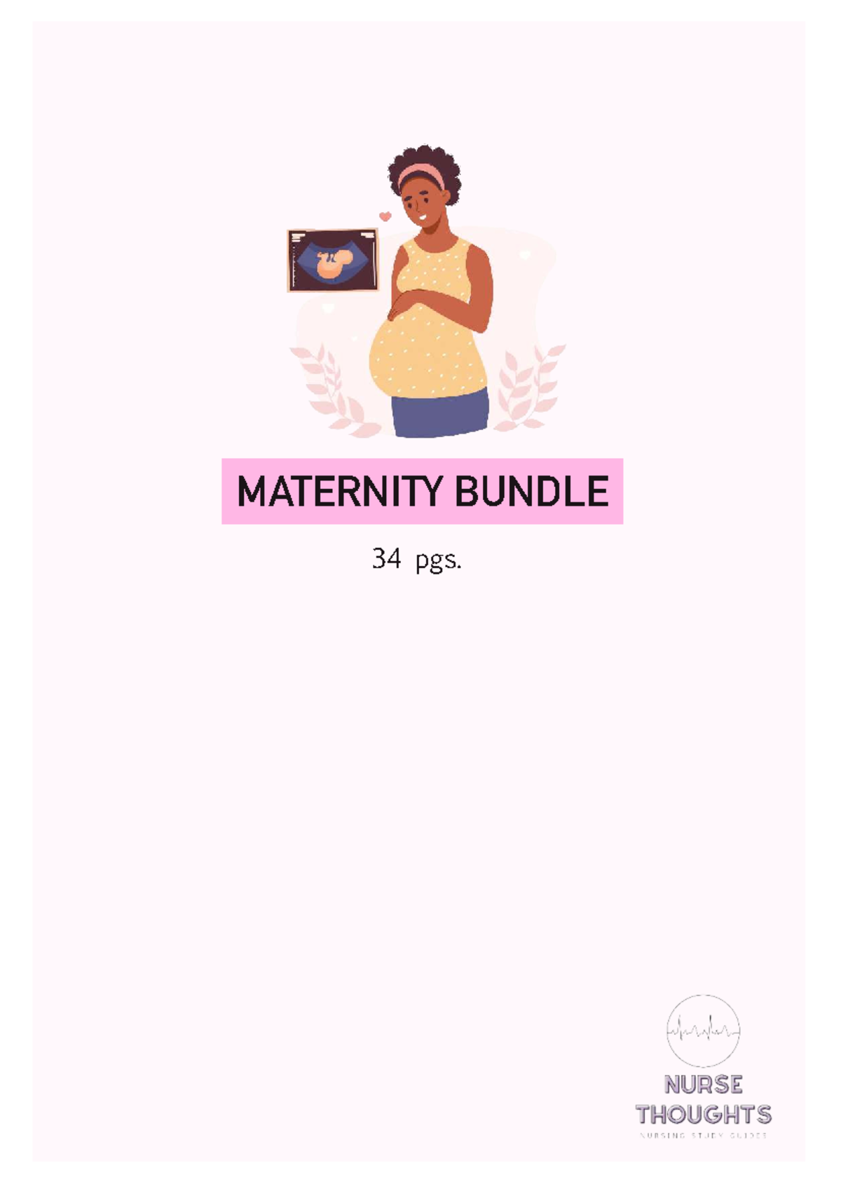 Maternity Bundle: Comprehensive Study Guide for OB Nursing (34 pgs ...