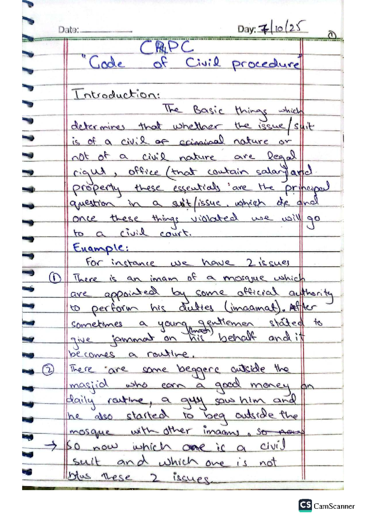 CIVIL PROCEDURE CODE (CPC) - INTRODUCTION & CHAPTER 1-2 NOTES - Studocu