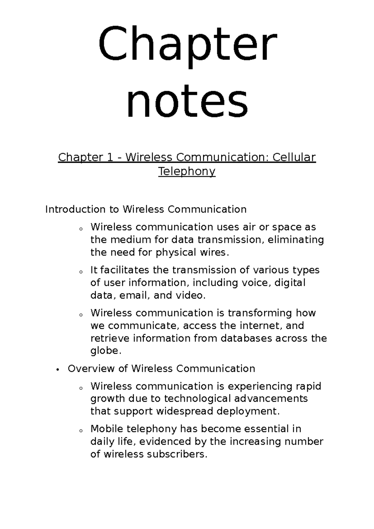 IoT and Wireless Communication Overview: Trends and Challenges ...