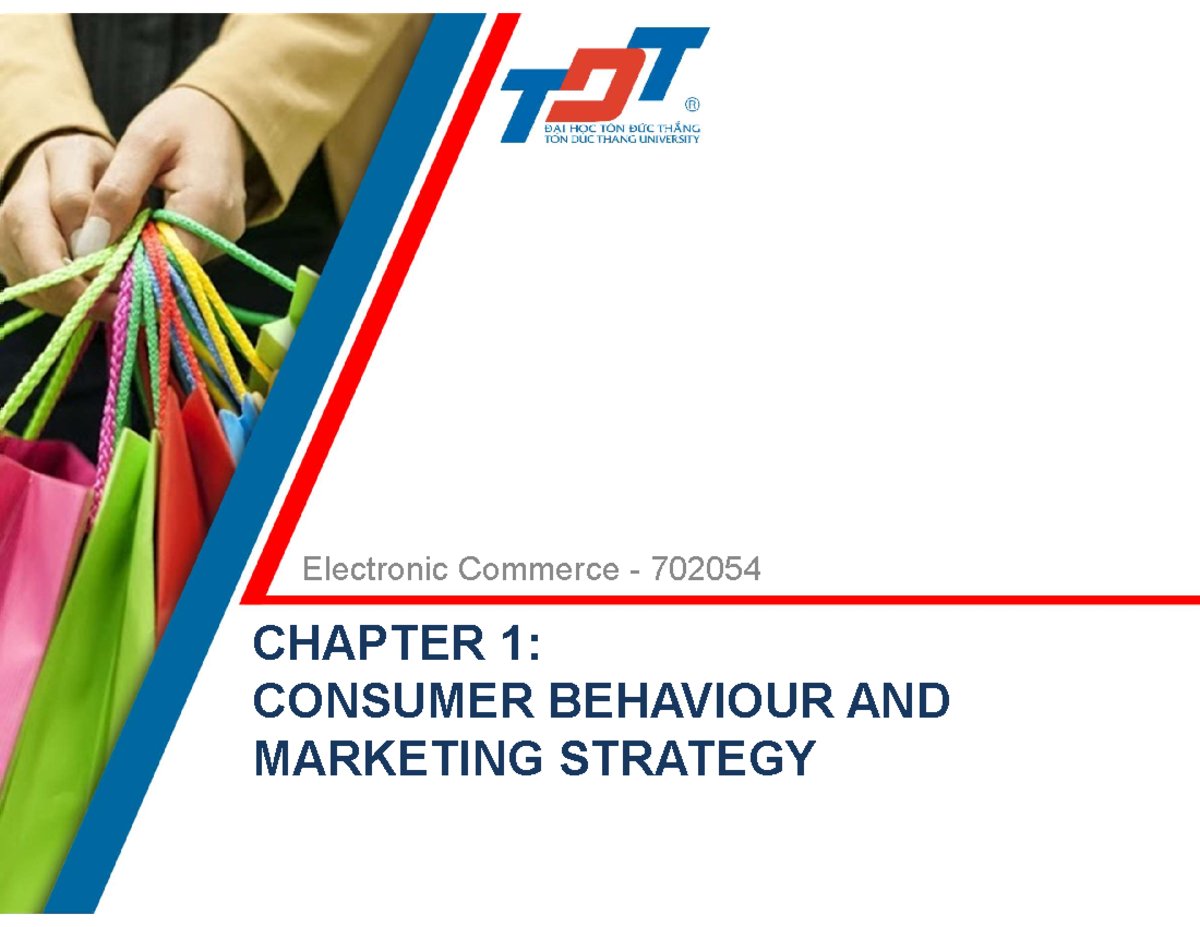 Chapter 01 Consumer Behavior Marketing Strategy - CHAPTER 1: CONSUMER BEHAVIOUR AND MARKETING ...