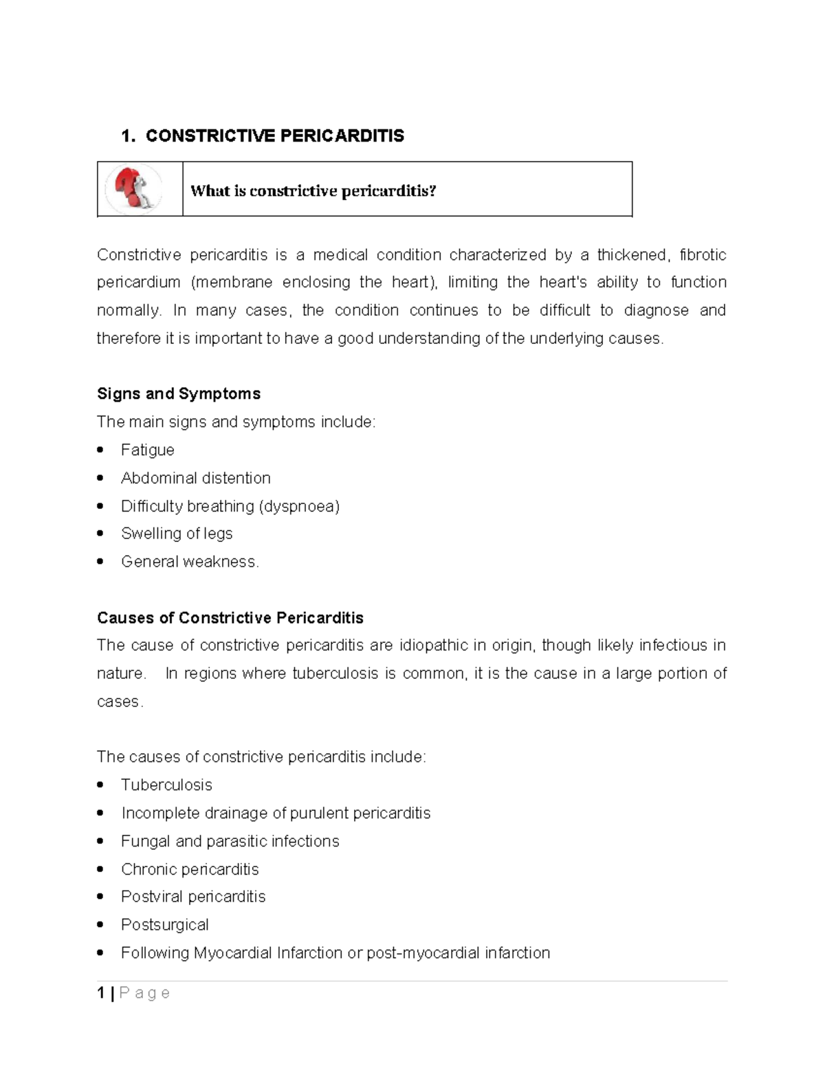 Constrictive Pericarditis: Understanding Causes, Symptoms, and ...