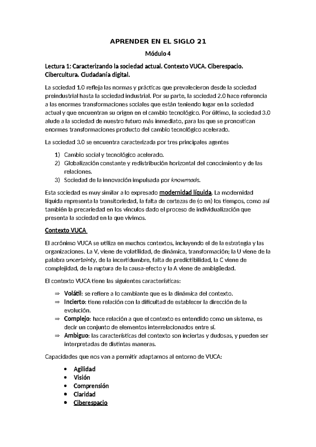 Aprender EN EL Siglo 21 (modulo 4) - APRENDER EN EL SIGLO 21 Módulo 4 ...