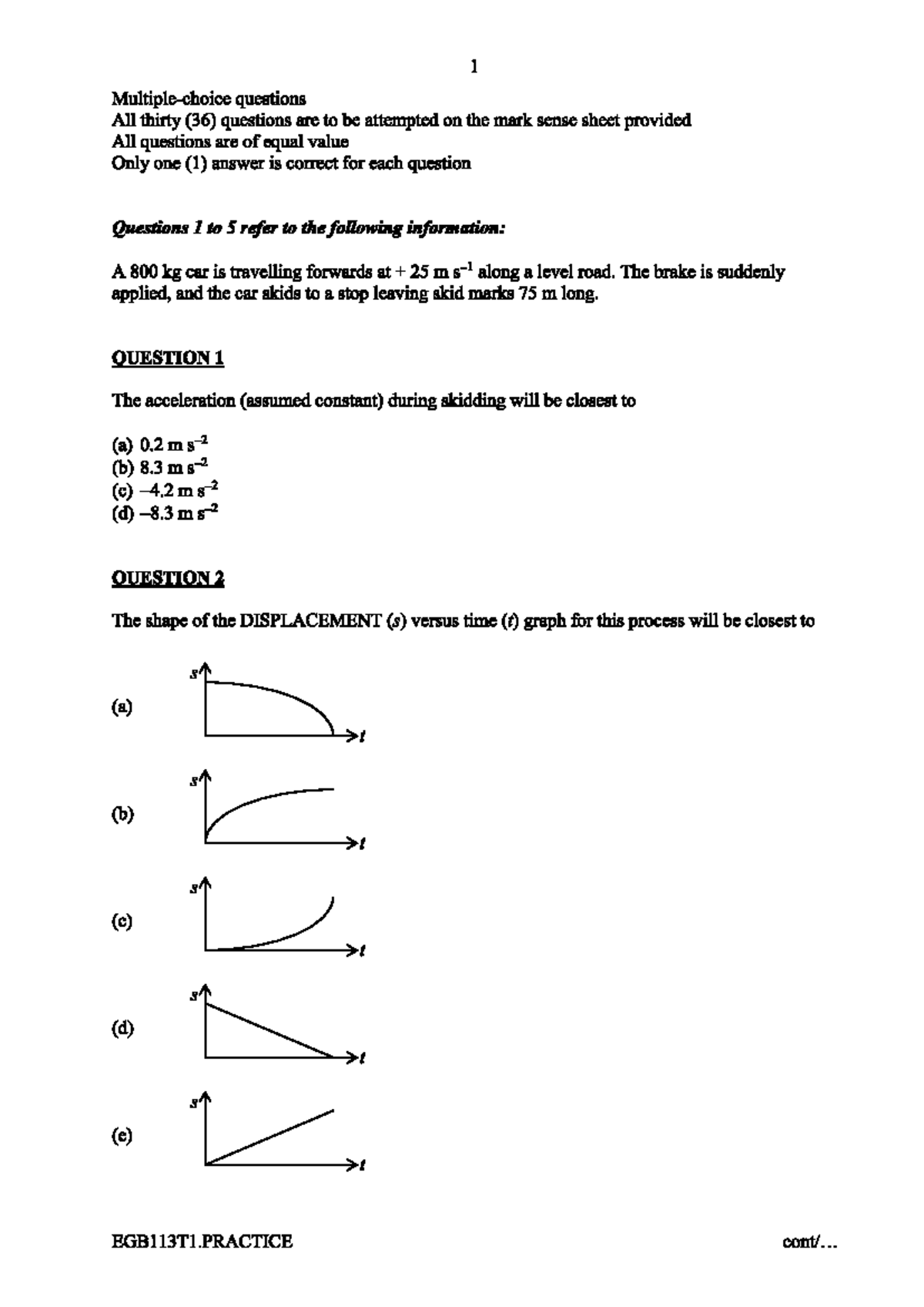 Practice Materials - prac q's - EGB101 - Studocu