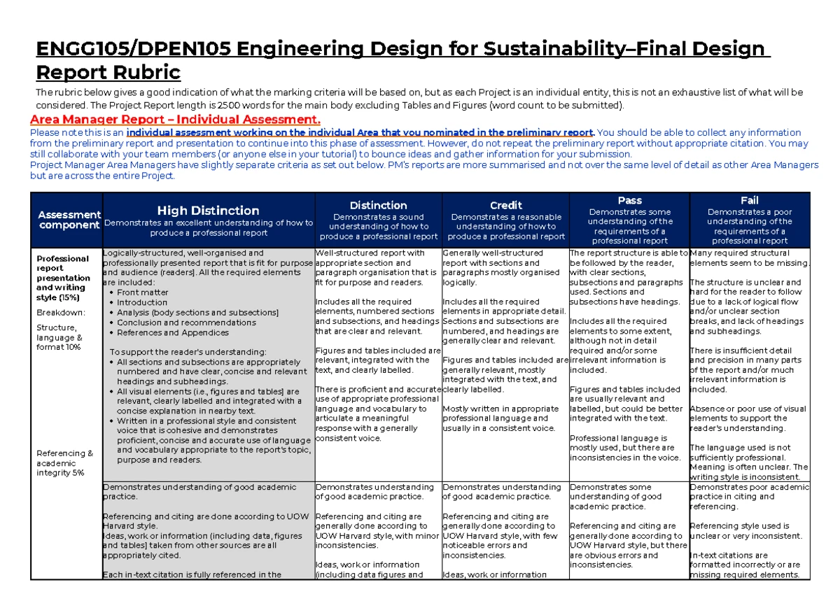 Client Brief - Final design report for engg105. Topic was Tonga ...