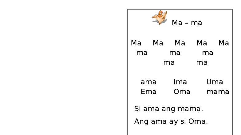 Marungko: A Study on Filipino Language Patterns and Rhymes - Studocu