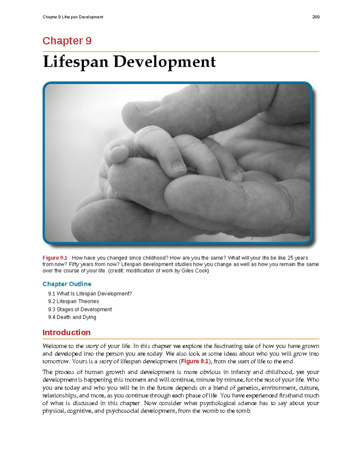 Psychology 101: Chapter 9 - Overview of Lifespan Development Concepts ...