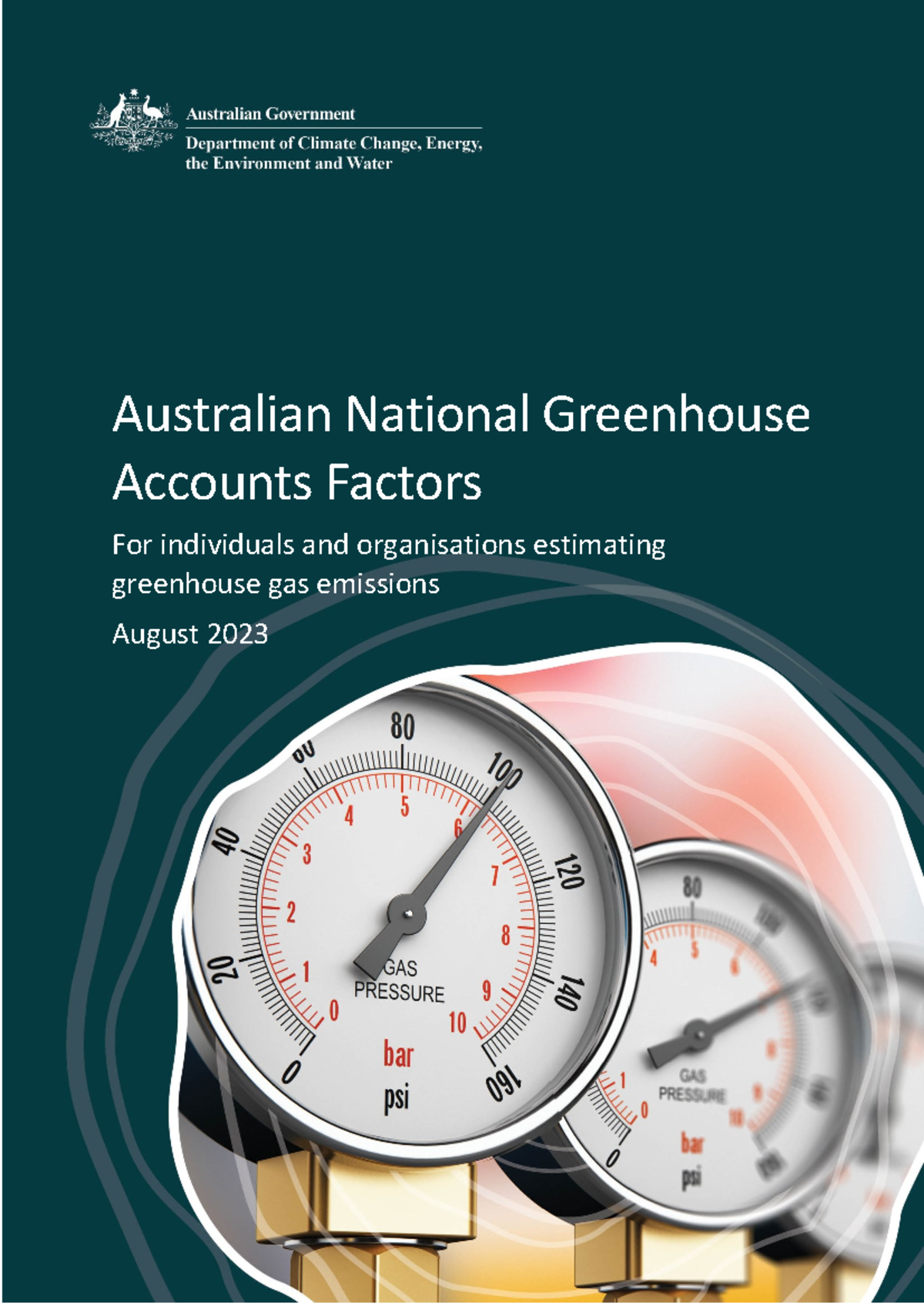National greenhouse account factors 2023 - Australian National ...