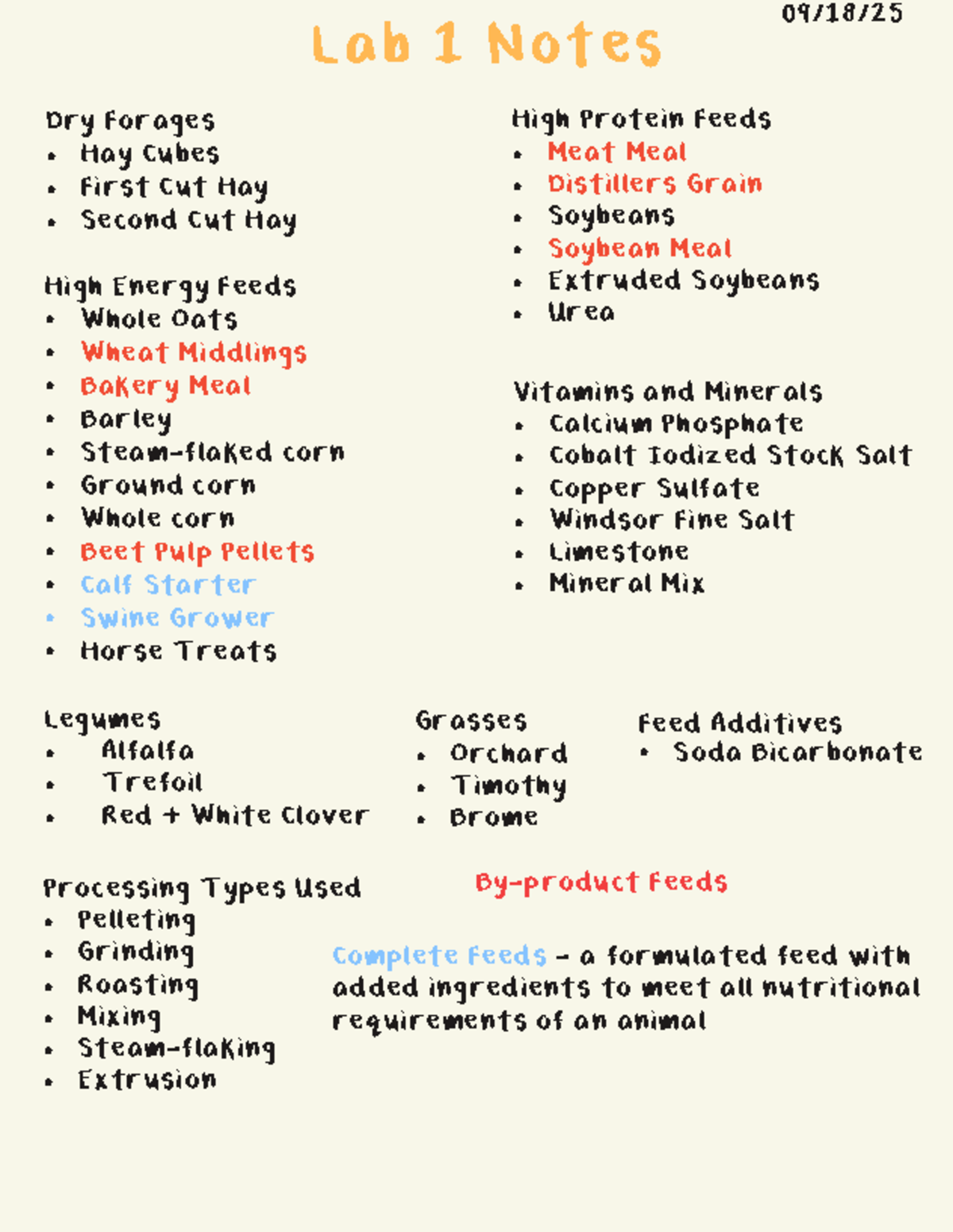 Week 3 Notes: Feed Processing & Pet Food Industry Overview LECTURE 6 ...