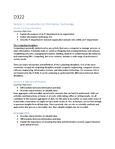 C182 - Introduction to IT - Studocu