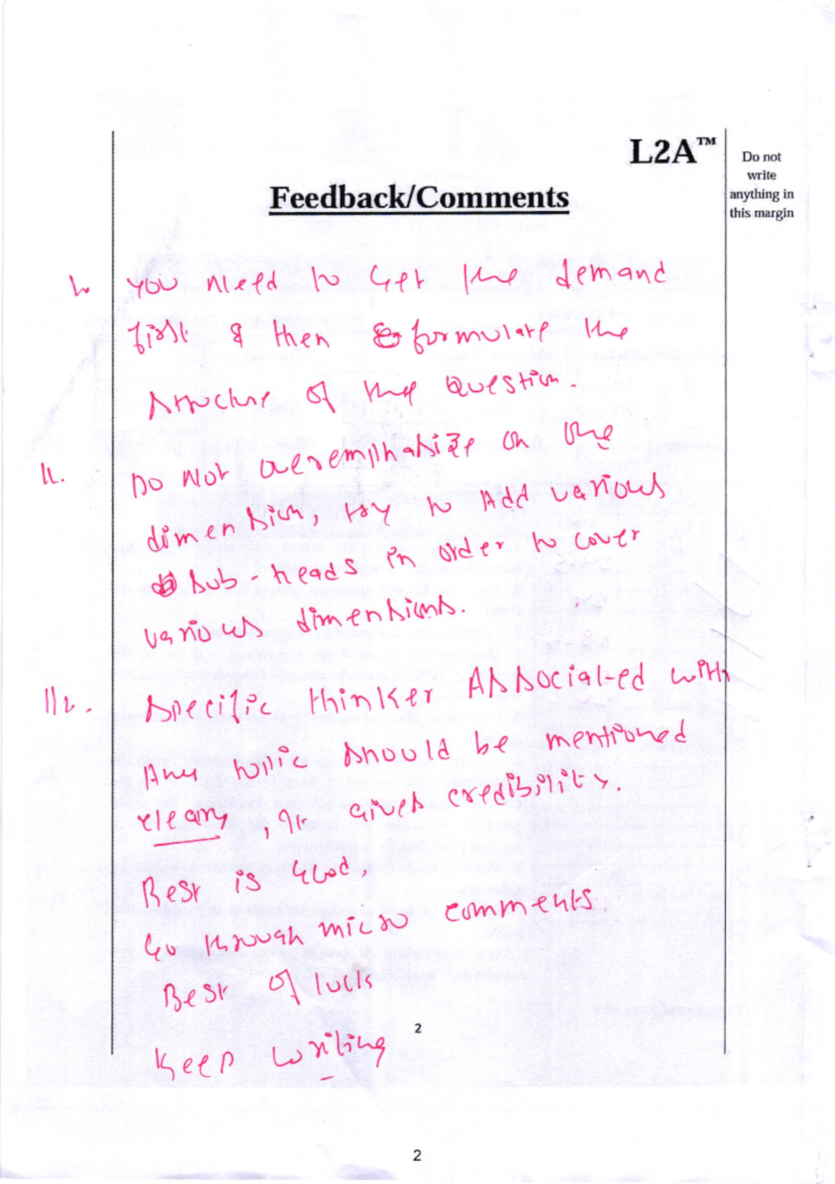 UPSC Question Practice Set 4: Laghima Tiwari Test in Anthro - Studocu