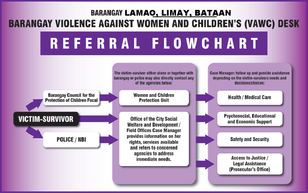 Corporate Law VAWC DESI Referral Flowchart Analysis (LAW 101) - Studocu