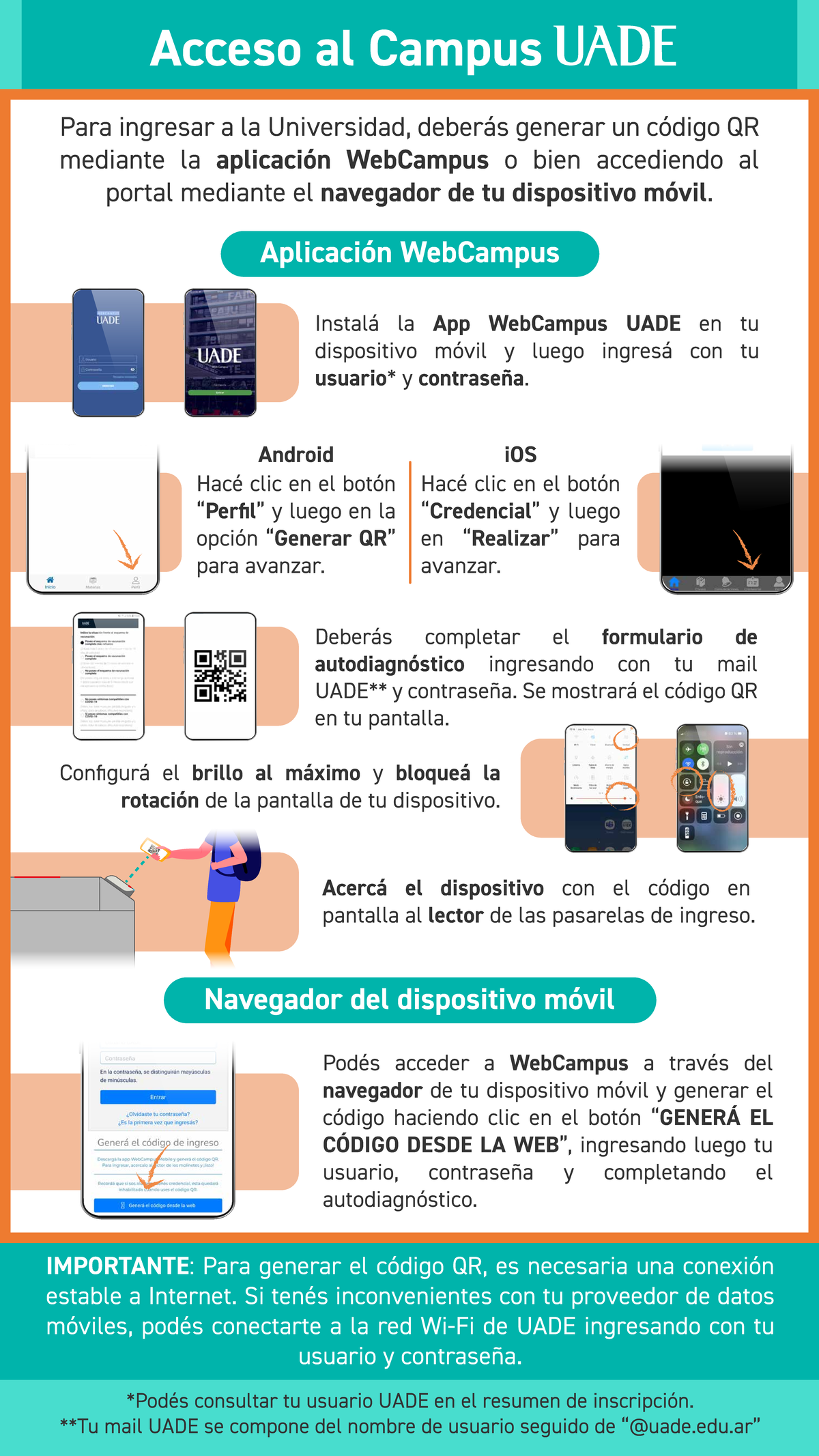 Instructivo Acceso QR al Campus UADE para WebCampus (32) - Studocu