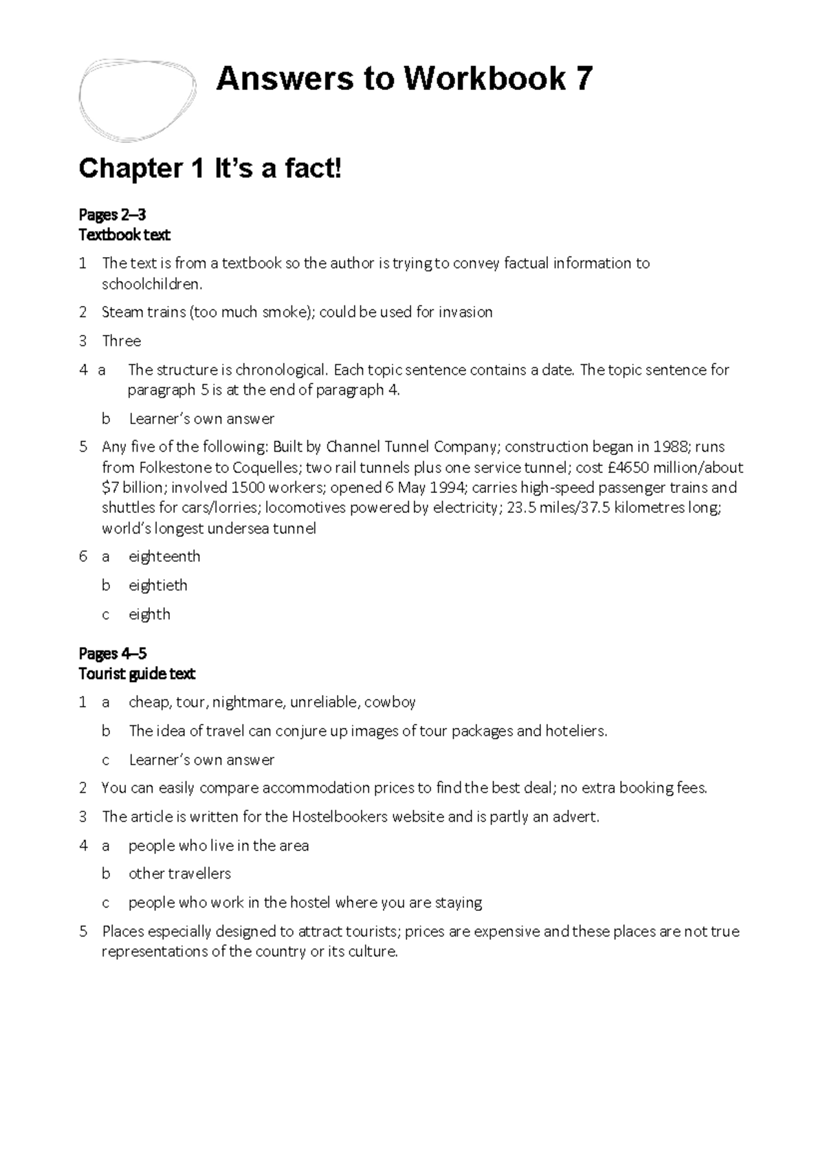 Cambridge Checkpoint Lower Secondary English Stage 7 Workbook Answers ...
