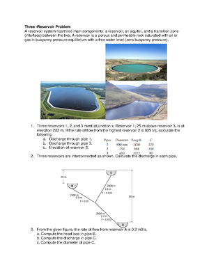 Assignment-Dams - practice problems - BSCE 3 - HYDRAULICS 2023 ...