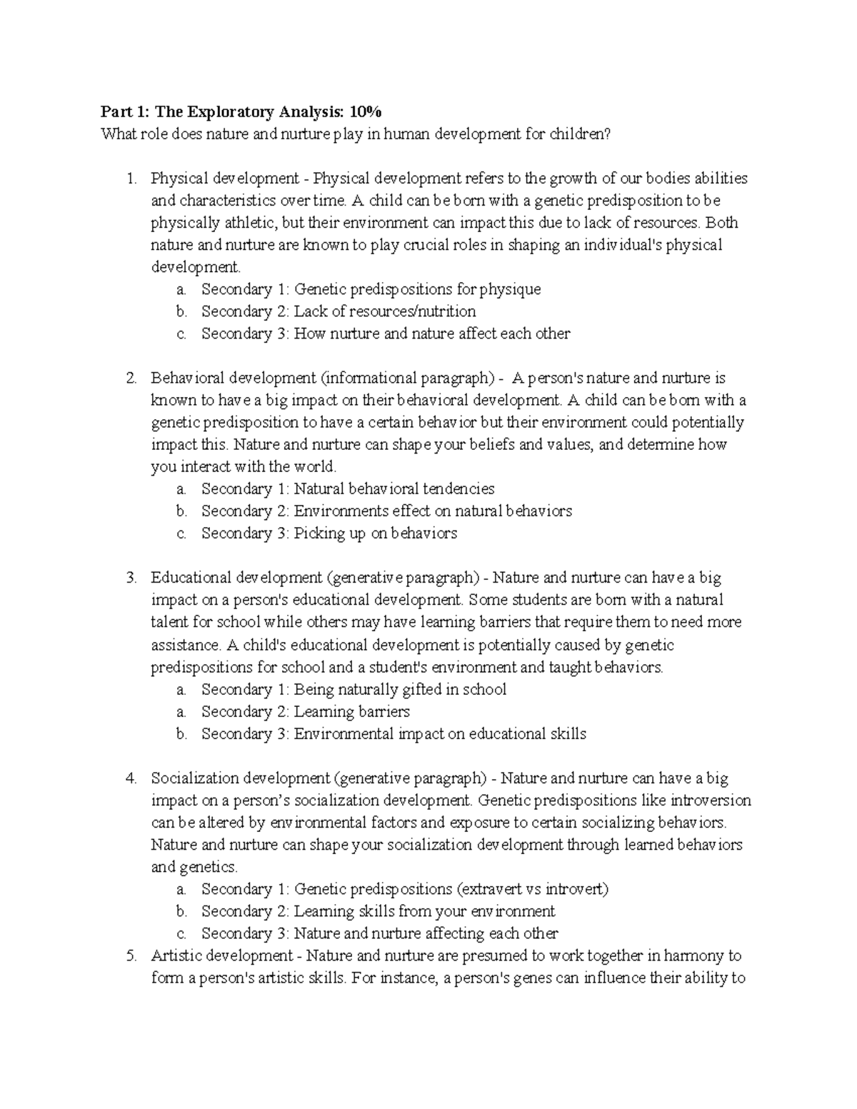 UUNI Paper 2: The Role of Nature and Nurture in Gen Z Child Development ...