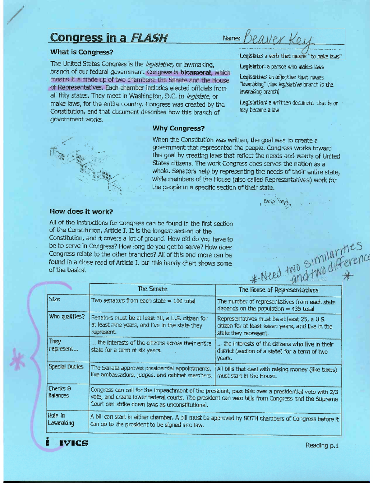 Congress in a Flash: Quick Summary and Key Points - Studocu