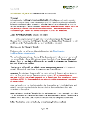 [Solved] When coding an outpatient chart the coder cannot code a ...